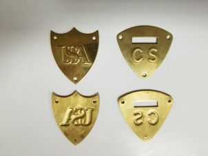 Cavalry - McClellan Saddle Pommel Shield