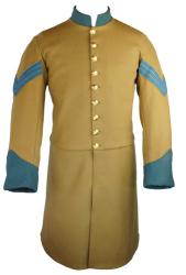 Civil War Confederate Enlisted & Officer Frock Coats Made in USA