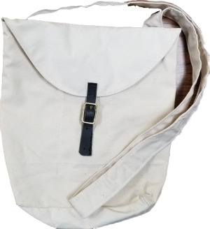 Haversack - Canvas with Leather Strap - Made In USA