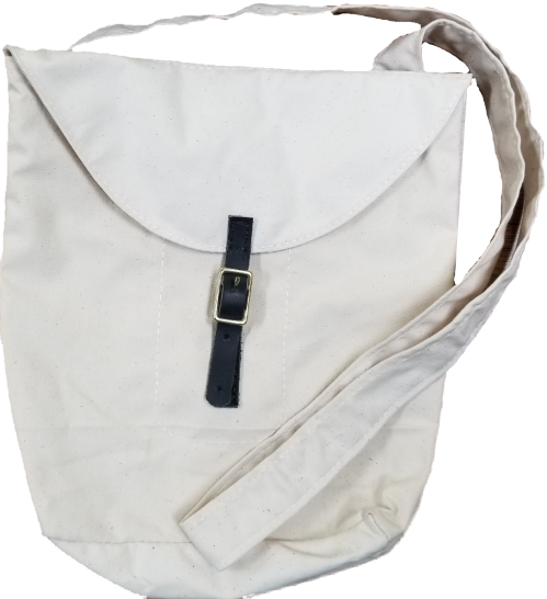 Haversack - Canvas with Leather Strap - Made In USA