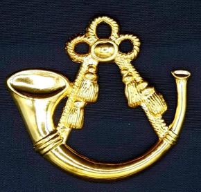 M1834 U.S. Infantry Open Horn Shako Hat Insignia