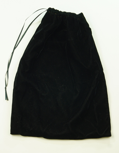 Ladies Drawstring Purse - Black