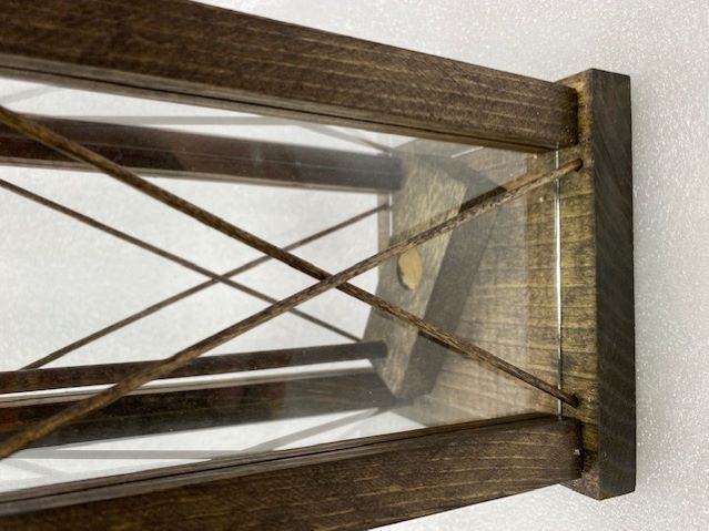 Lantern - Wood Lantern with Glass Panel
